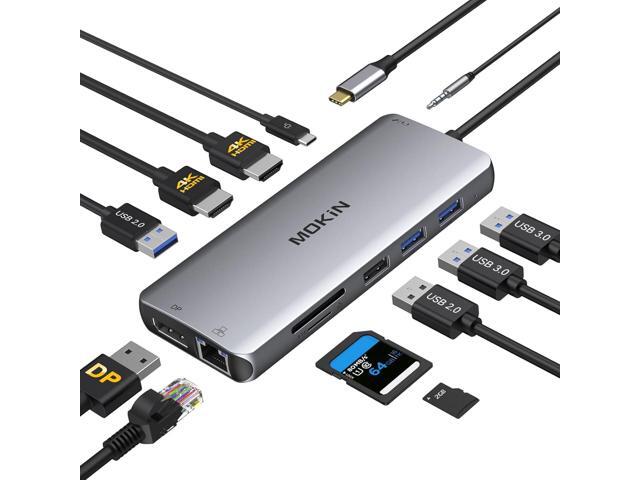 Click here for USB C Docking Station 3 Monitors USB C Hub with 2... prices