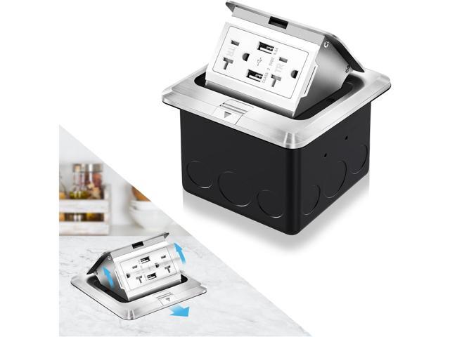 Click here for Vagueior Recessed Floor Electrical Outlet Kit Wate... prices