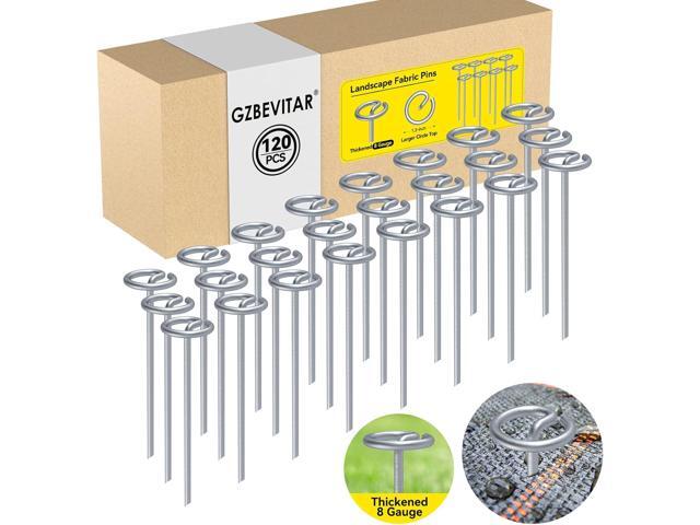 Click here for Landscape Fabric Pins  Thickened 8 Gauge Circle To... prices