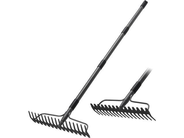 Click here for Garden Rake  63 Inch Long Handle with 17 Tongs  He... prices