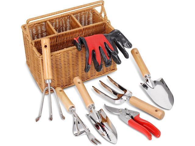 Click here for SOLIGT Garden Tools Set with Basket  Heavy Duty St... prices