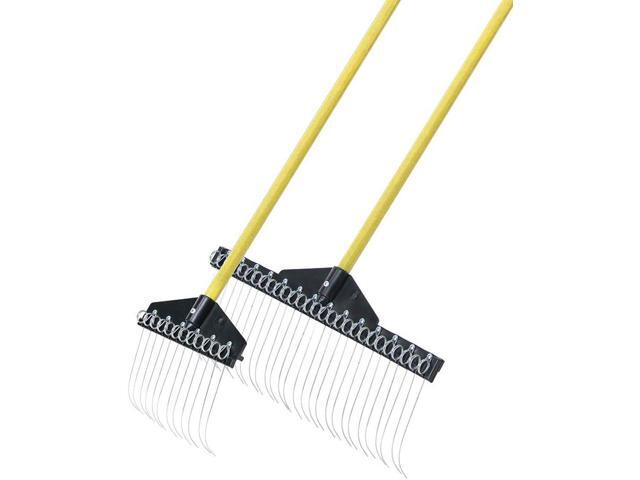 Click here for Garden Landscape Rake 9 & 21 Head Garden Debris Ra... prices