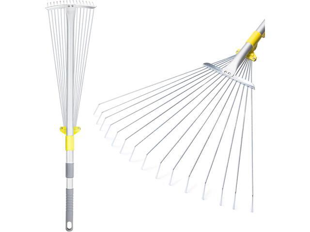 Click here for JARDINEER Adjustable Metal Leaf Rake  for Leaves S... prices