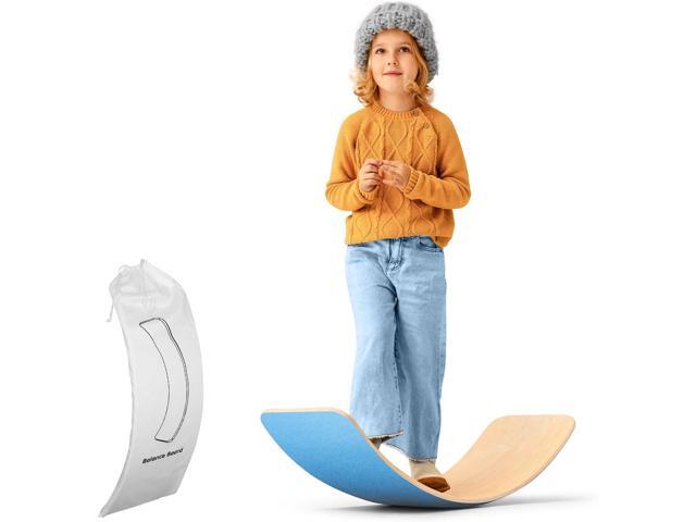 Click here for Ultimate Wooden Wobble Balance Board for Kids by b... prices