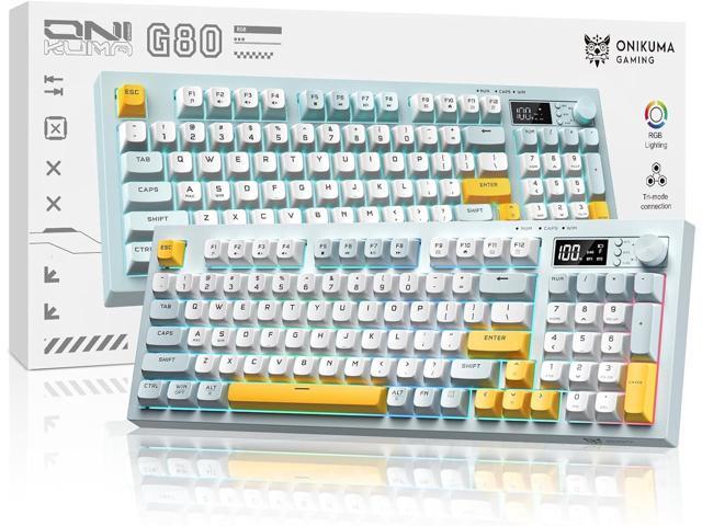 Click here for Wireless Keyboard Creamy Membrane with Rainbow Bac... prices