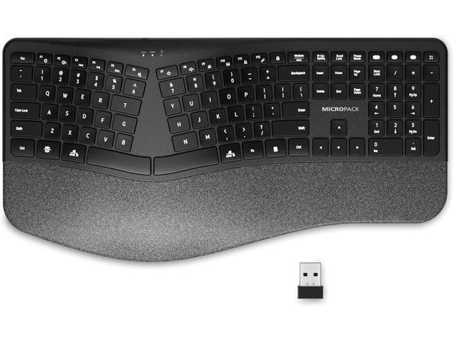 Click here for MicroPack Ergonomic Wireless Keyboard with Bluetoo... prices
