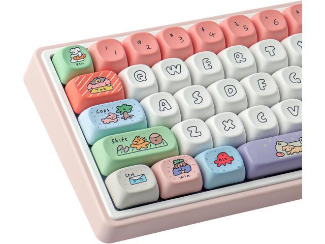 Click here for Tsungup MOA Profile Keycaps 126 Keys PBT Cute Funn... prices
