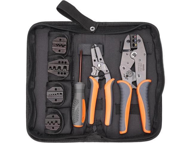 Click here for iCrimp Ratchet Wire Crimping Tool Set w/ 5 Interch... prices