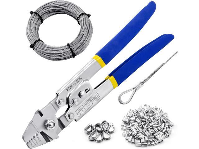 Click here for XOOL Wire Rope Crimping Tool with Built-in Cutter... prices