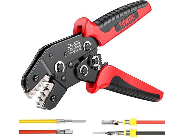 Click here for Ratcheting Wire Crimping Tool for AWG 24-16 Open B... prices