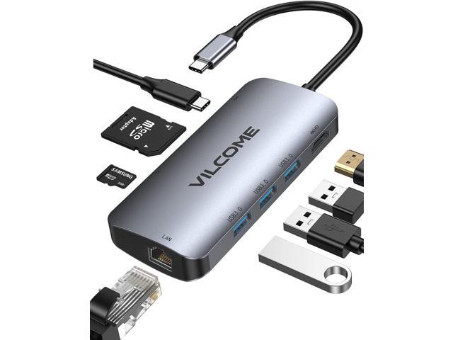 Click here for USB C Hub Adapter  Vilcome 8-in-1 USB C Adapter wi... prices