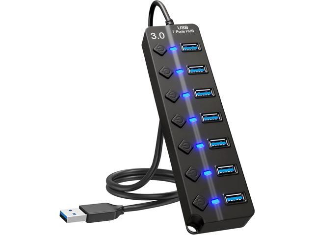 Click here for 7-Port USB Hub 3.0 with 3.2ft Long Cable Multi USB... prices