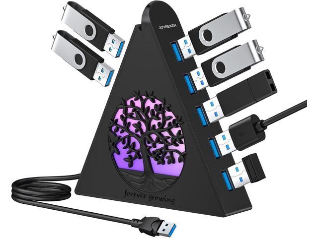 Click here for JoyReken 7-Port USB 3.0 Hub  Vertical USB Hub Spli... prices