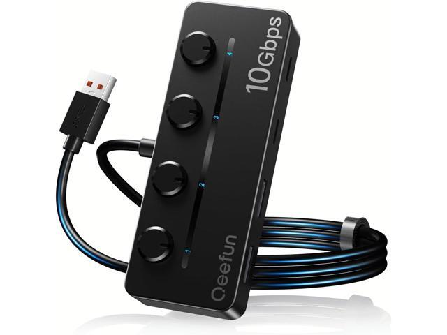 Click here for Qeefun 10Gbps USB Hub  3.2 USB Hub with 2 USB-C an... prices