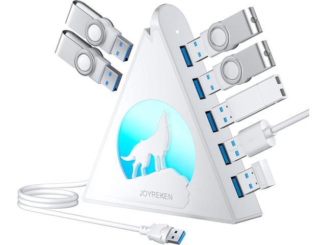 Click here for 7 Port USB Hub  JoyReken USB 3.0 Hub with 2 FT Lon... prices