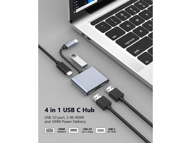 Click here for USB C to Dual HDMI Adapter 4K 60hz  Type C to HDMI... prices