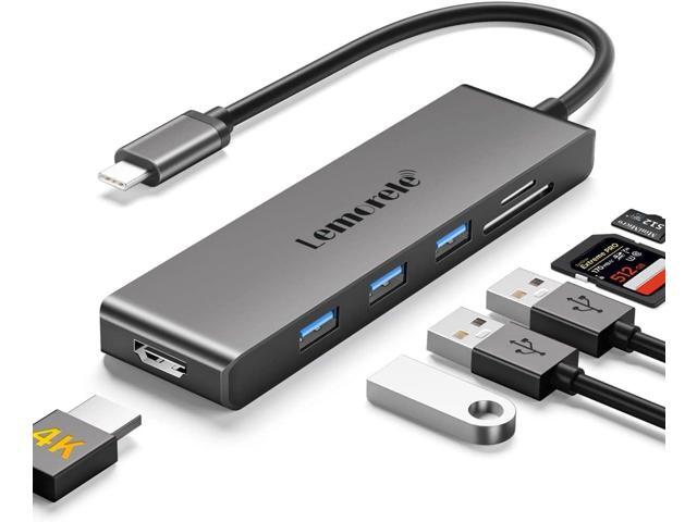 Click here for Lemorele USB C Hub - USB C Adapter 6 in 1 Aluminiu... prices