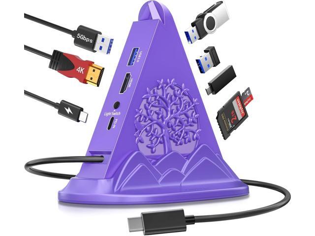 Click here for Purple USB C Hub  8-in-1 USB C Multiport Adapter w... prices
