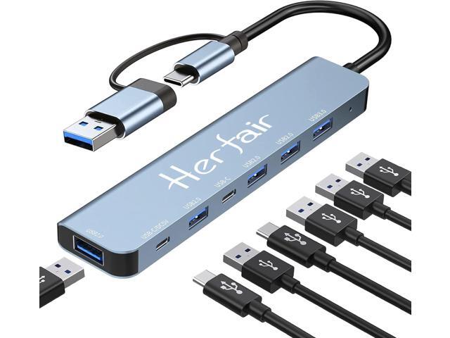 Click here for USB C Hub USB Hub Aluminum 7 in 1 USBC Dock with U... prices