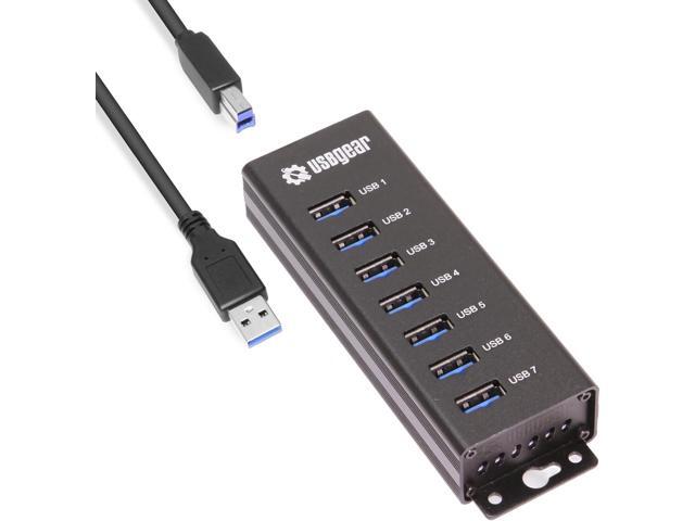 Click here for USBGear 7-Port USB Hub 3.2 Gen 1 Mountable SuperSp... prices