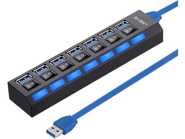 Click here for Multi Port Splitter  7 Port USB 2.0 Hub  USB A Por... prices