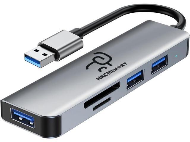 Click here for HKCMEMORY USB A Hub 5-in-1 Aluminum Adapter  with... prices
