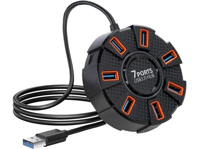 Click here for USB Hub 7 Ports with 3.9ft Long Cable  Multiport U... prices