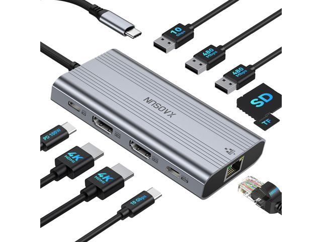 Click here for XAOSUN USB C Docking Station 10 in 1 USBC Hub with... prices