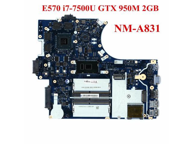 Click here for For E570 Laptop Motherboard i7-7500U CPU GTX 950M... prices