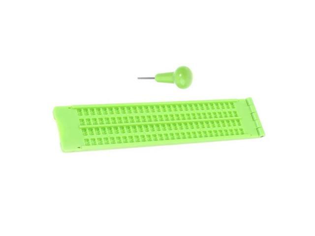 Click here for 4 Lines 28 Cells Braille Writing Board With Stylus... prices