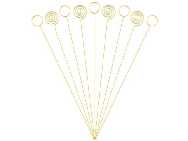 Click here for 40Pcs Floral Card Holder Picks Card Holder Metal W... prices