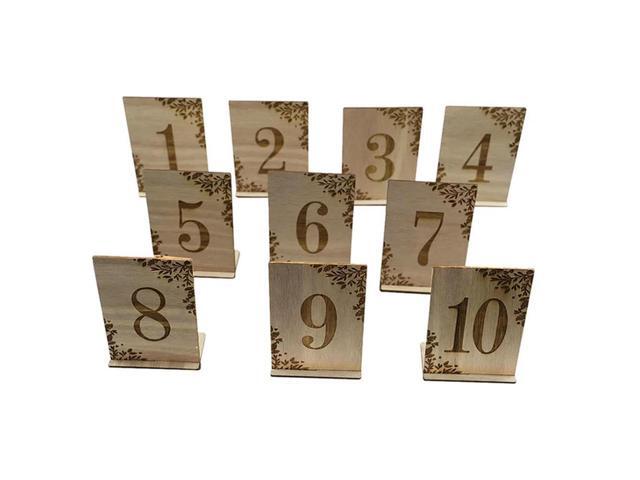 Click here for 10Pcs 1-10 Numbers Wood Signs Wedding Table Number... prices