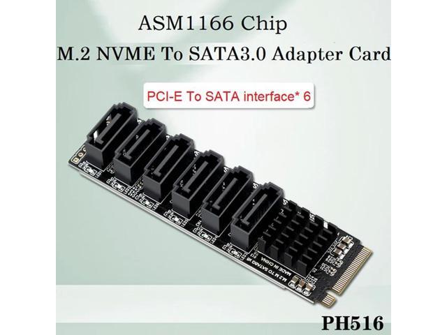 Click here for PCIE To SATA 6Gpbsx6-Port Expansion Card M.2 MKEY... prices