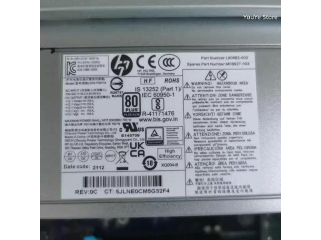 Click here for PSU For Z2 G5 G8 TWR 4Pin 700W Power Supply D19-70... prices