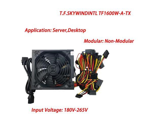 Click here for T. F.SKYWINDINTL 1600w 12v Power Supply Mining PSU... prices