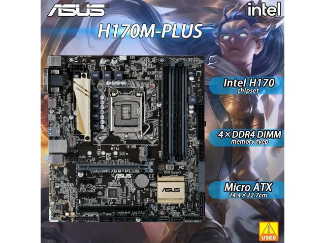 Click here for H170 Motherboard H170M-PLUS Micro ATX Form Factor... prices