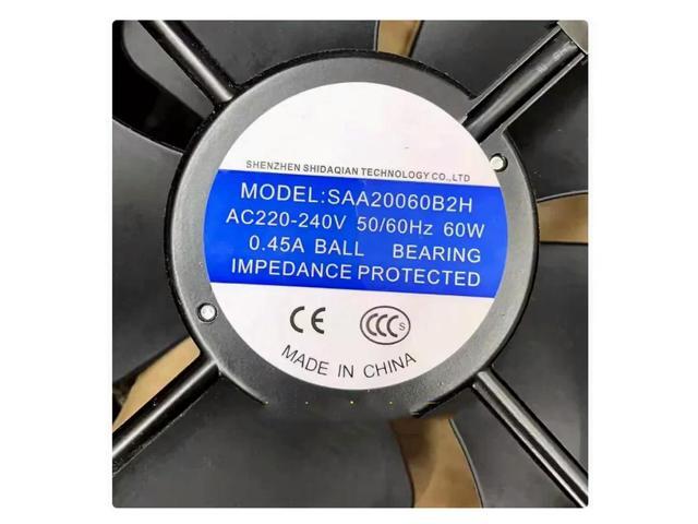 Click here for Fan SAA20060B2H AC220-240V 60W 0.45A 20CM prices
