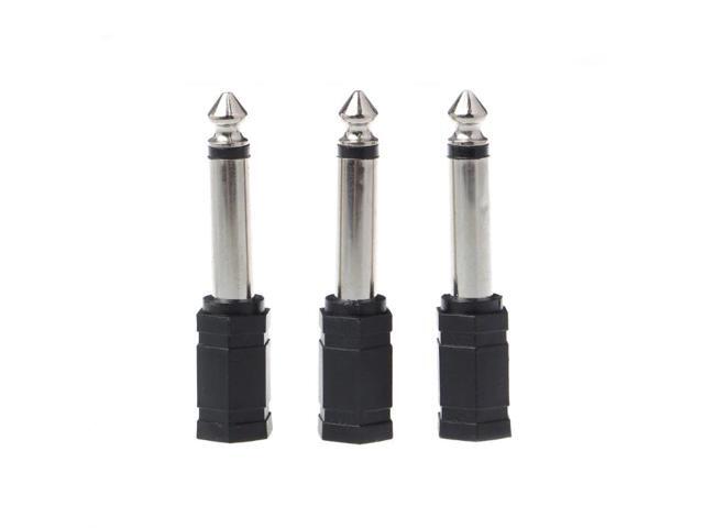 Click here for 3 Pcs 6.35mm 1/4 Mono Plug to 1/8 3.5mm Jack Femal... prices