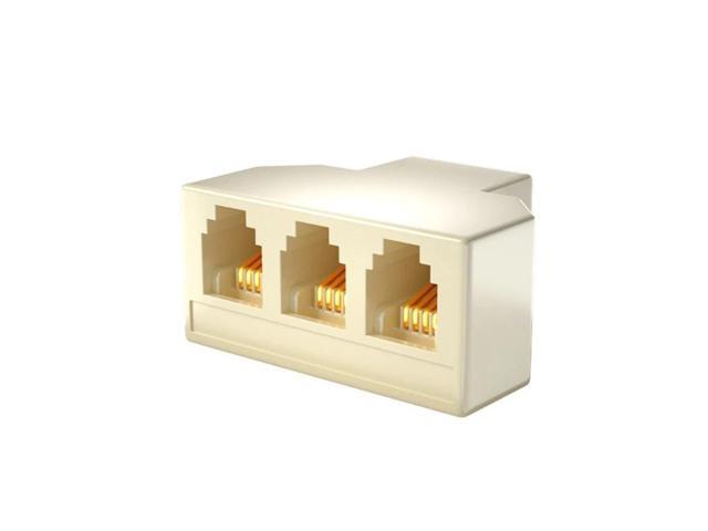 Click here for 1PCS 6P4C RJ11 Telephone Splitter 3 Way Adapter 1... prices