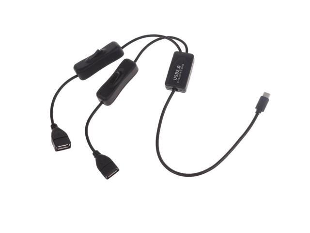 Click here for USB 3.1 Type-C OTG HUB Cable 2 in 1 USB C 3.1 Male... prices