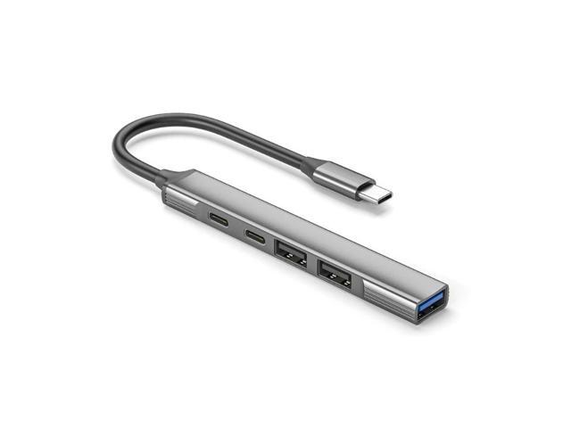 Click here for USB Hub 5 in 1 Type C Hub with Type C Ports and US... prices
