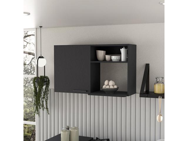 Click here for Kitchen wall cabinet  Bussolengo  Black -Black prices