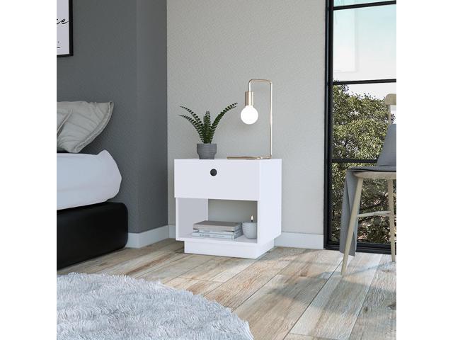 Click here for Nightstand Viliigili  One Drawer -White prices