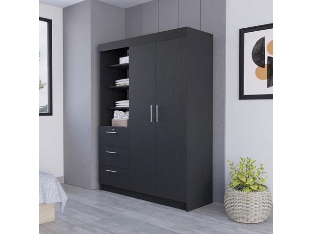 Click here for Armoire Rumanu  Three Drawers -Black prices