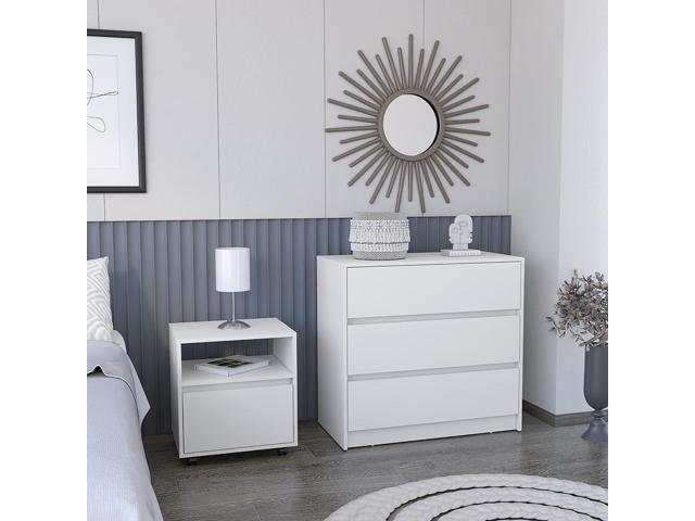 Click here for Milford 2 Piece Bedroom Set  Nightstand + Dresser... prices