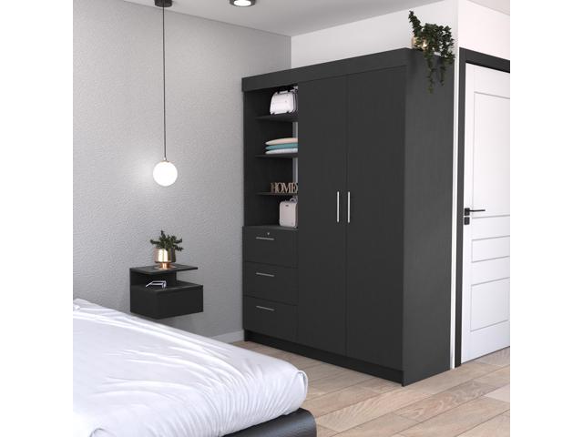 Click here for Kenya 2 Piece Bedroom Set  Armoire + Nightstand  B... prices