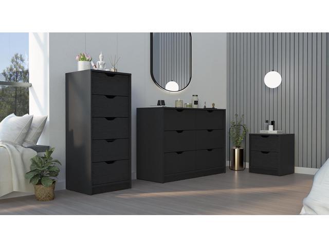 Click here for Stockley 3 Piece Bedroom Set  Nightstand + Dresser... prices
