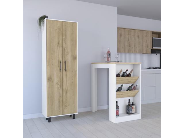 Click here for Reston 2 Piece Kitchen Set  Kitchen Island + Pantr... prices