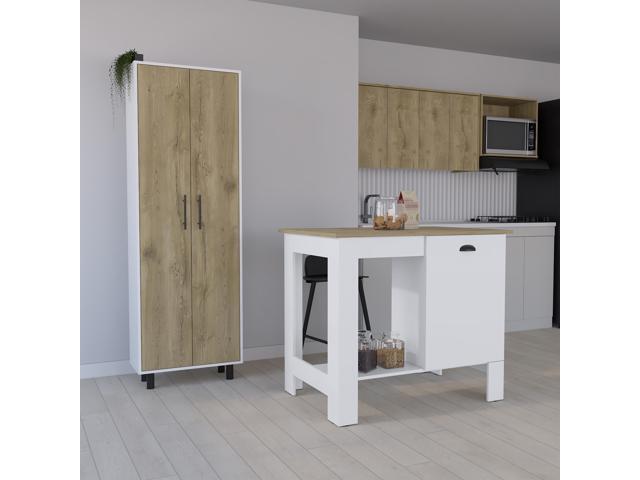 Click here for Arlington 2 Piece Kitchen Set  Kitchen Island + Pa... prices