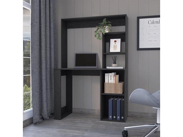 Click here for Ryndon with Hutch Desk  Black prices
